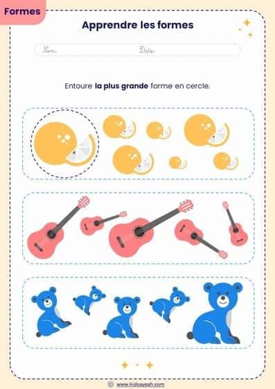 Exercices GS 100% ludique à télécharger et à imprimer -Kidsayeah