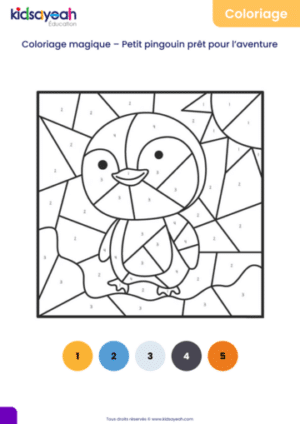 Coloriage magique à imprimer pour enfants – 100% ludiques